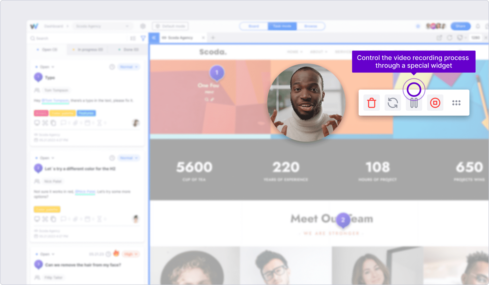 Help Center - Add Video Comments| Webvizio