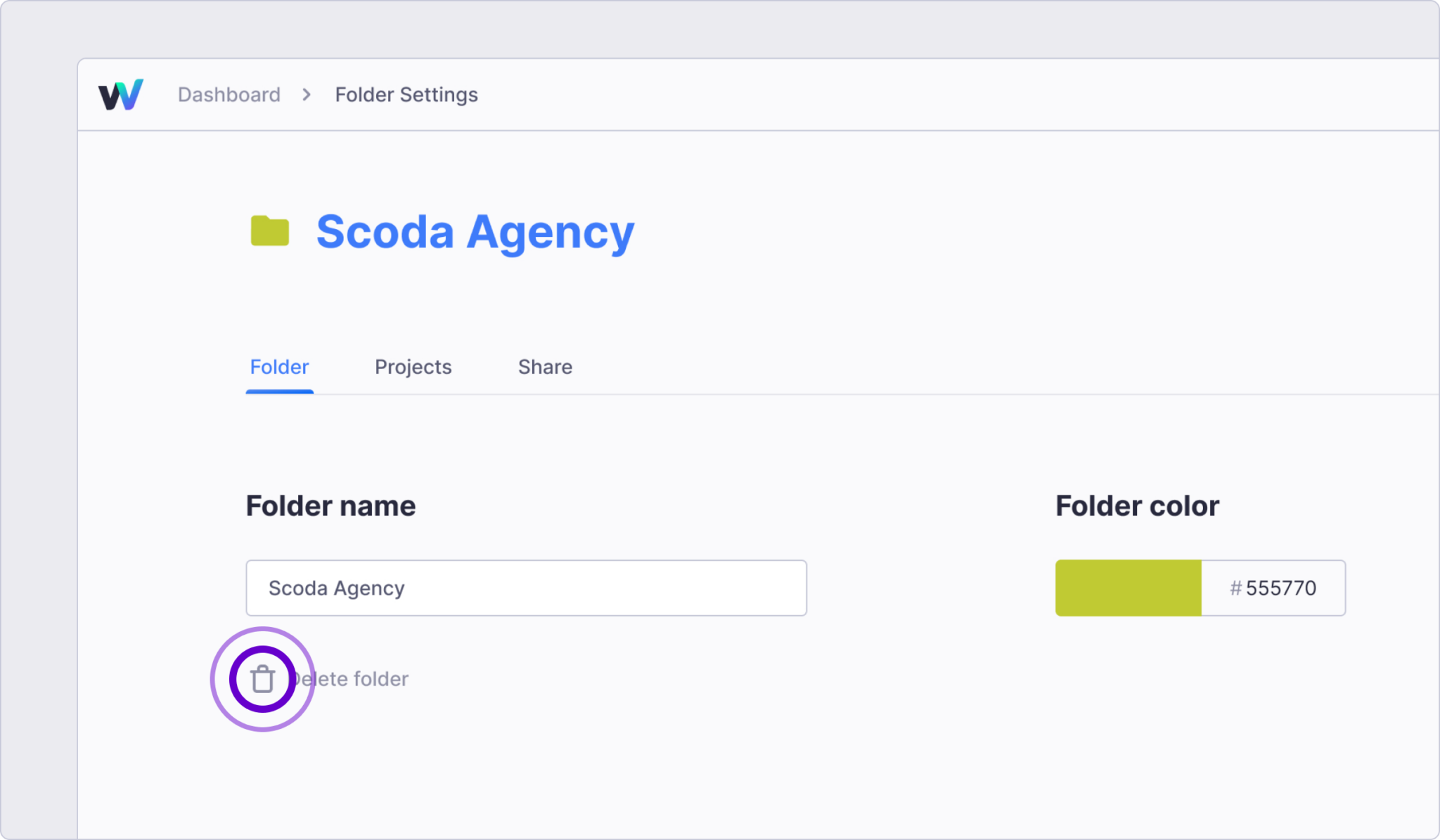 Help Center - Create and Manage Folders | Webvizio