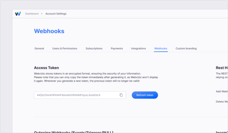 Webhooks Streamline Project Automation Webvizio Help Center 