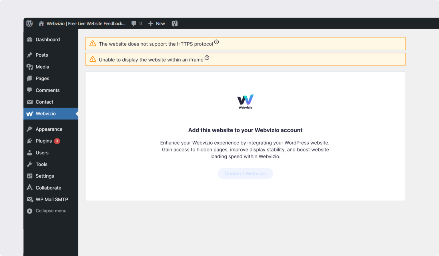 WordPress plugin | Webvizio