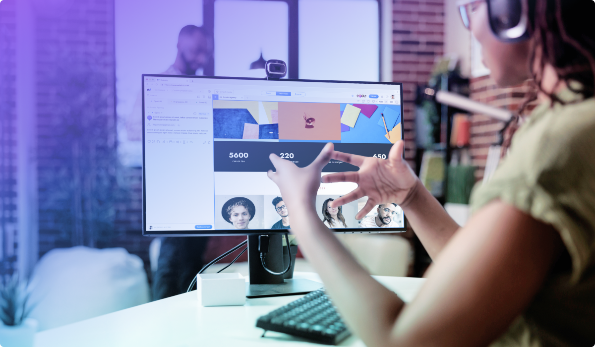Real-time collaboration and visual feedback | Webvizio