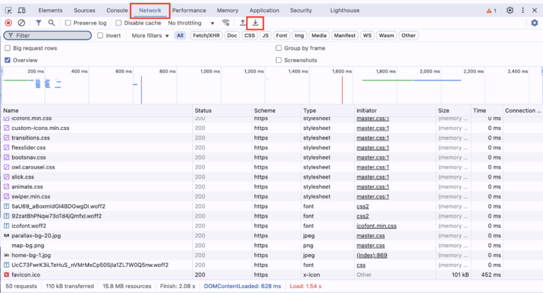 Learn how to download, view and analyze HAR files | Webvizio