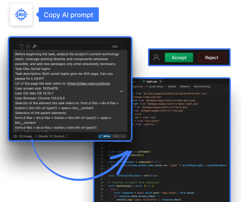 Free AI Prompt Generator: Deploy Bug Fixes and Changes Faster - Webvizio | Website Feedback ...